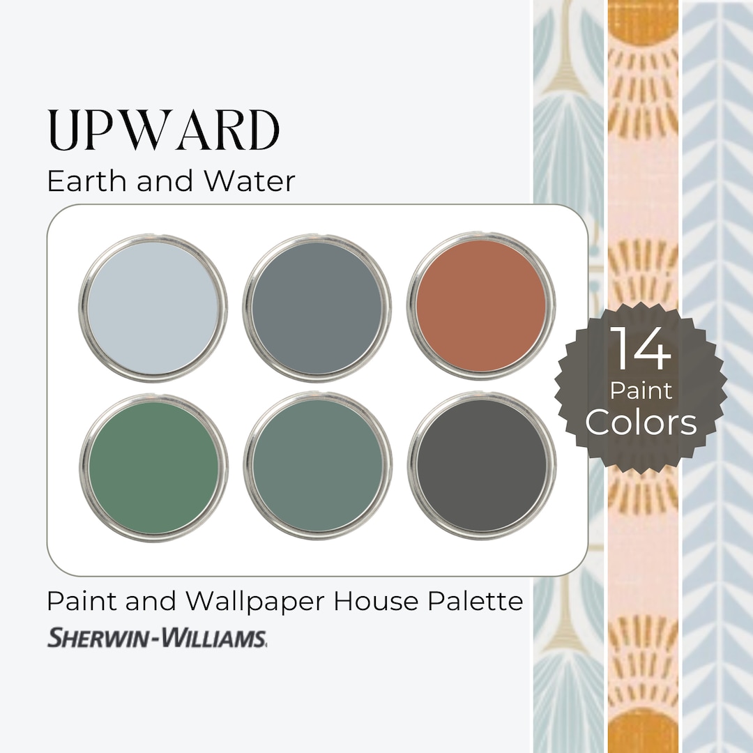 Upward Paint Palette Sherwin Williams Whole House Color - Etsy