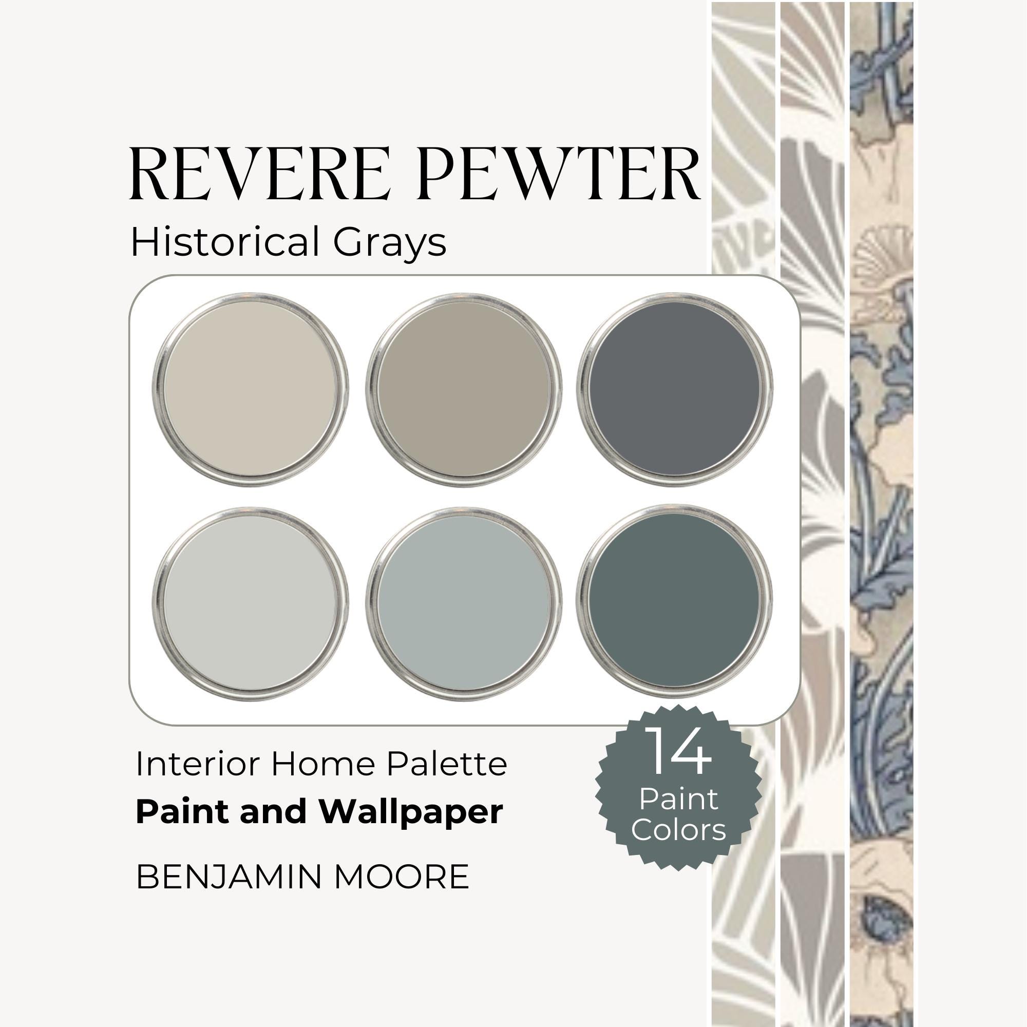 Color Palette Benjamin Moore Revere Pewter Whole House Color Palette