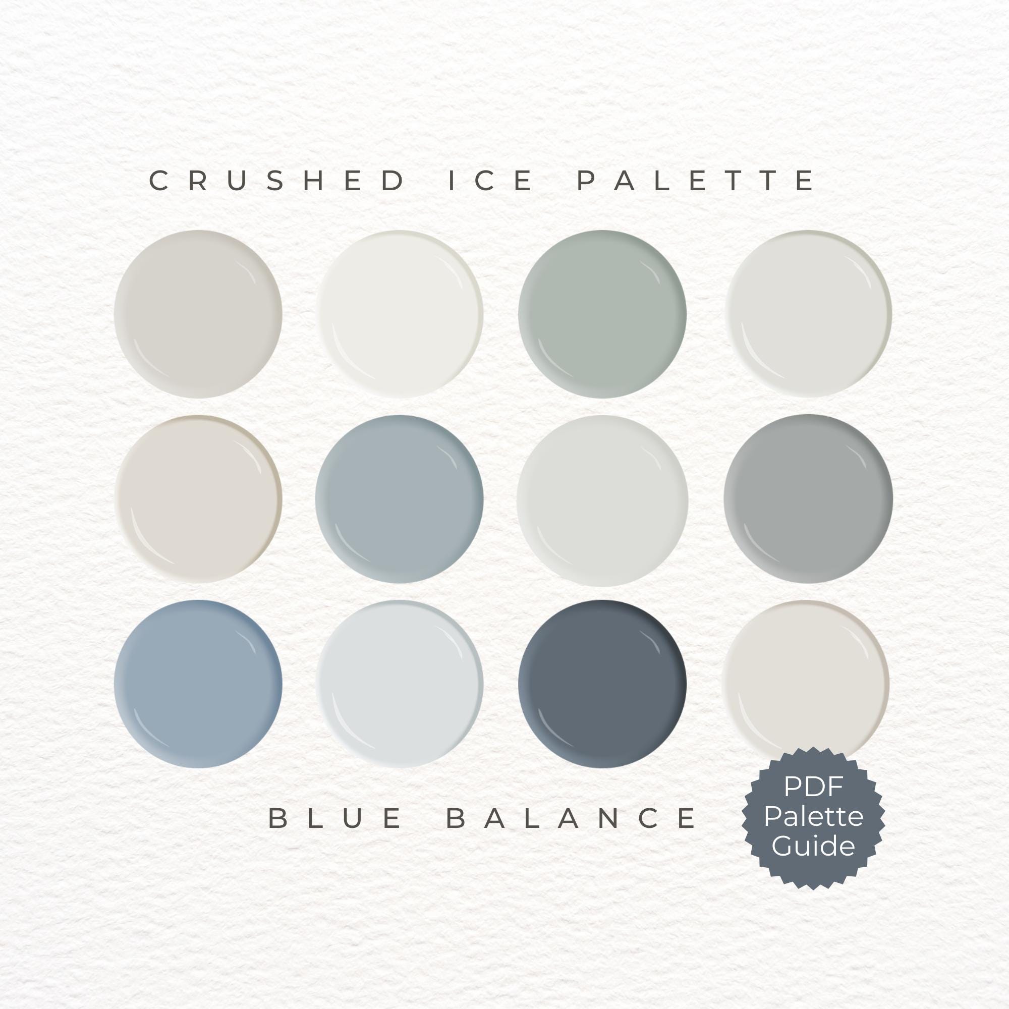 Crushed Ice Color Palette | Sherwin Williams Paint Palette | Interior ...