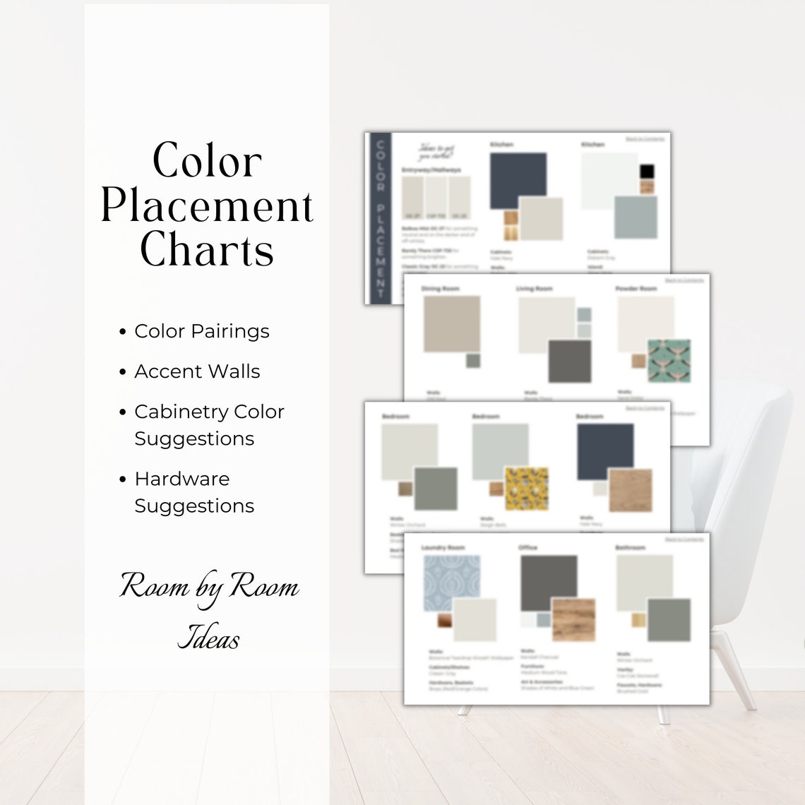 Hale Navy Color Palette | Modern Farmhouse Paint Colors | Whole House ...