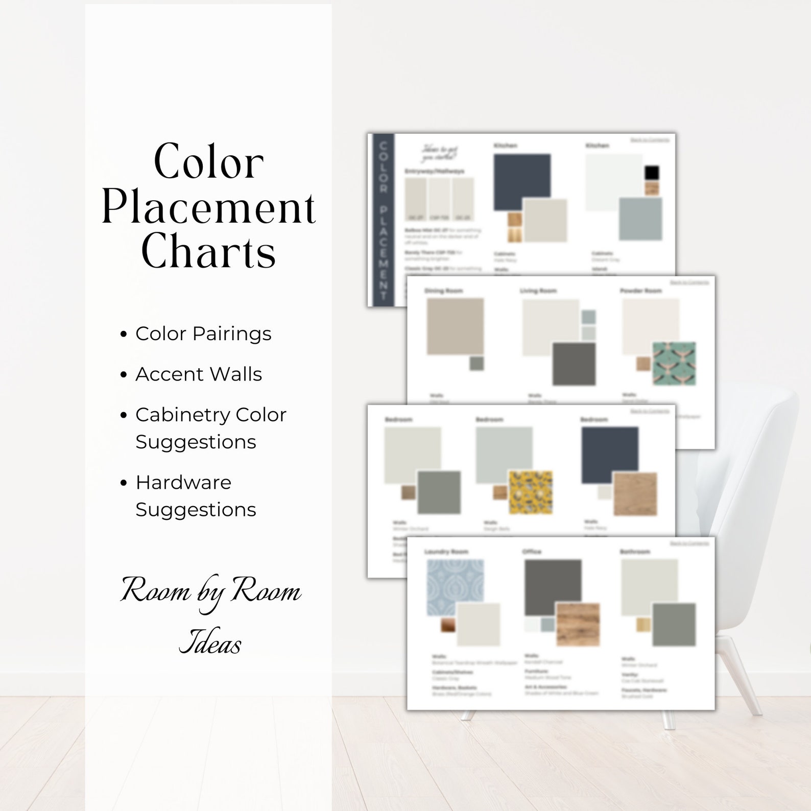 Hale Navy Color Palette | Modern Farmhouse Paint Colors | Whole House ...