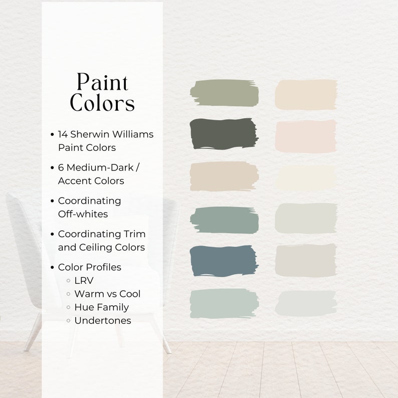 Clary Sage Paint Palette, Sage Green Paint, Blue and Green Paint Colors ...