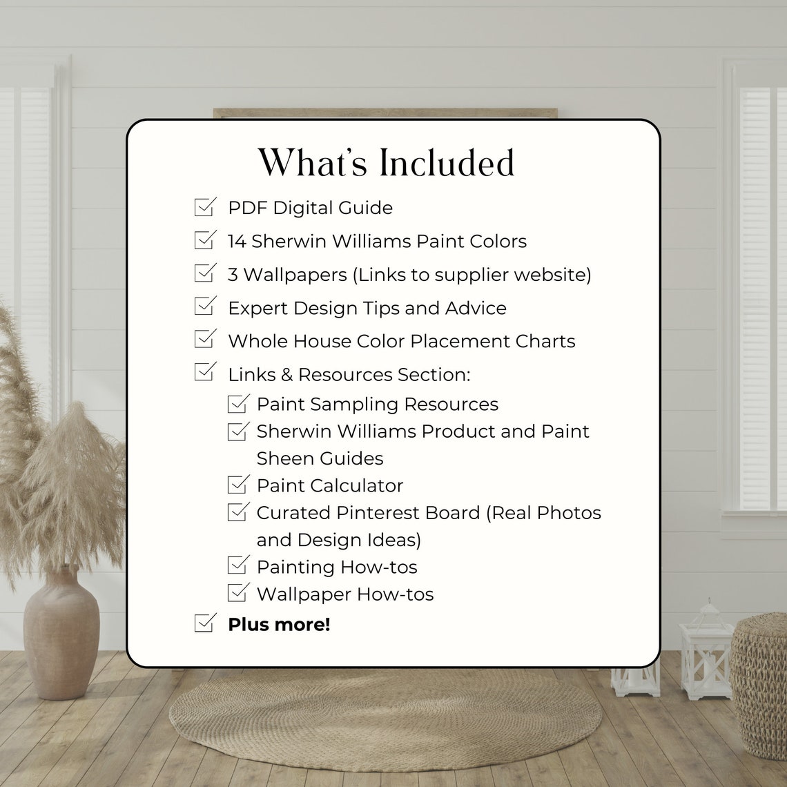 Upward Paint Palette | Sherwin Williams Whole House Color Scheme | 2024 ...