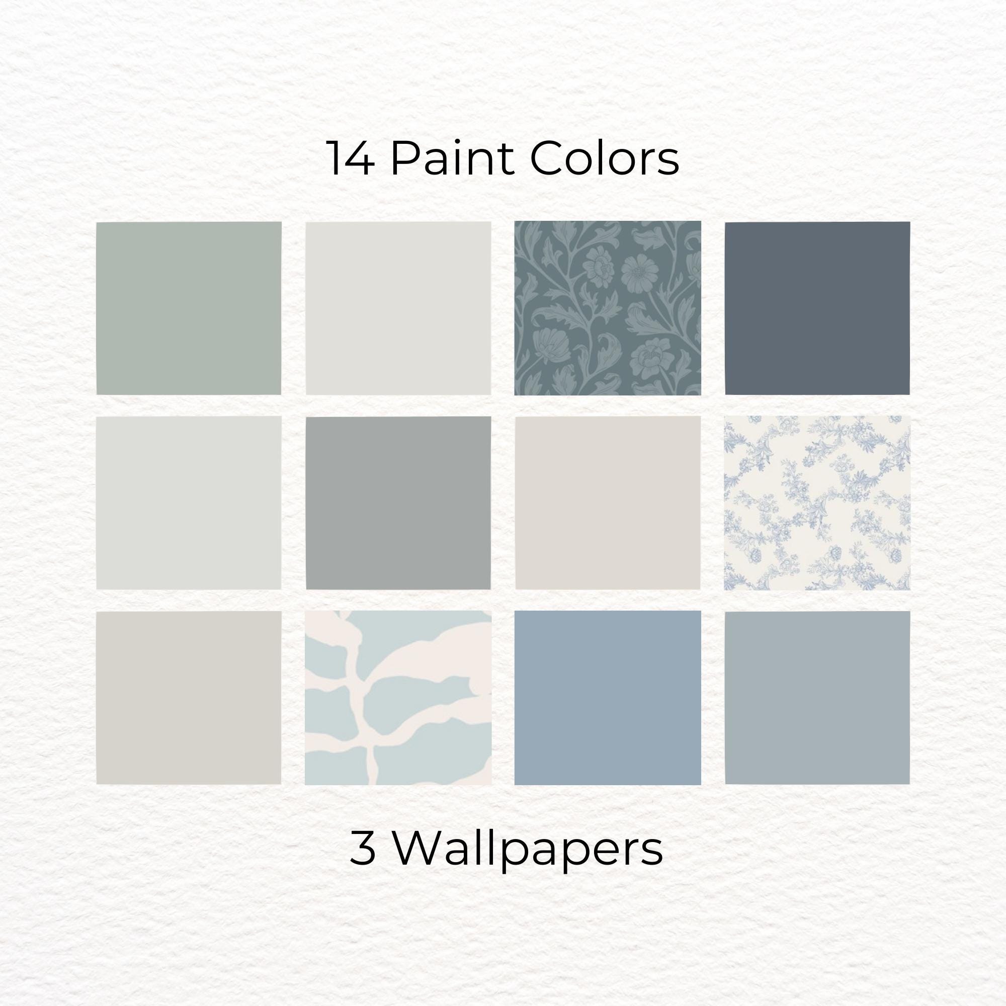 Blue Gray Paint Colors, Sherwin Williams Color Palette Blue, Whole ...