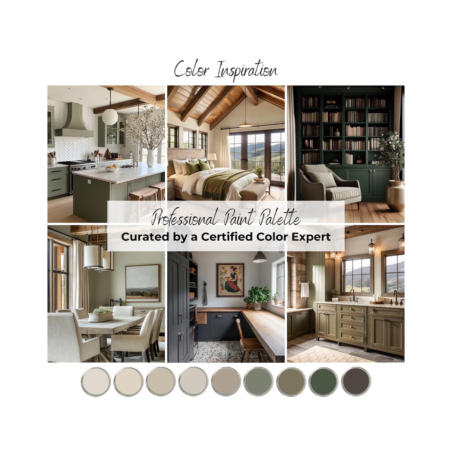 Sherwin Williams Rustic Woods Paint Palette, Sherwin Williams Green ...
