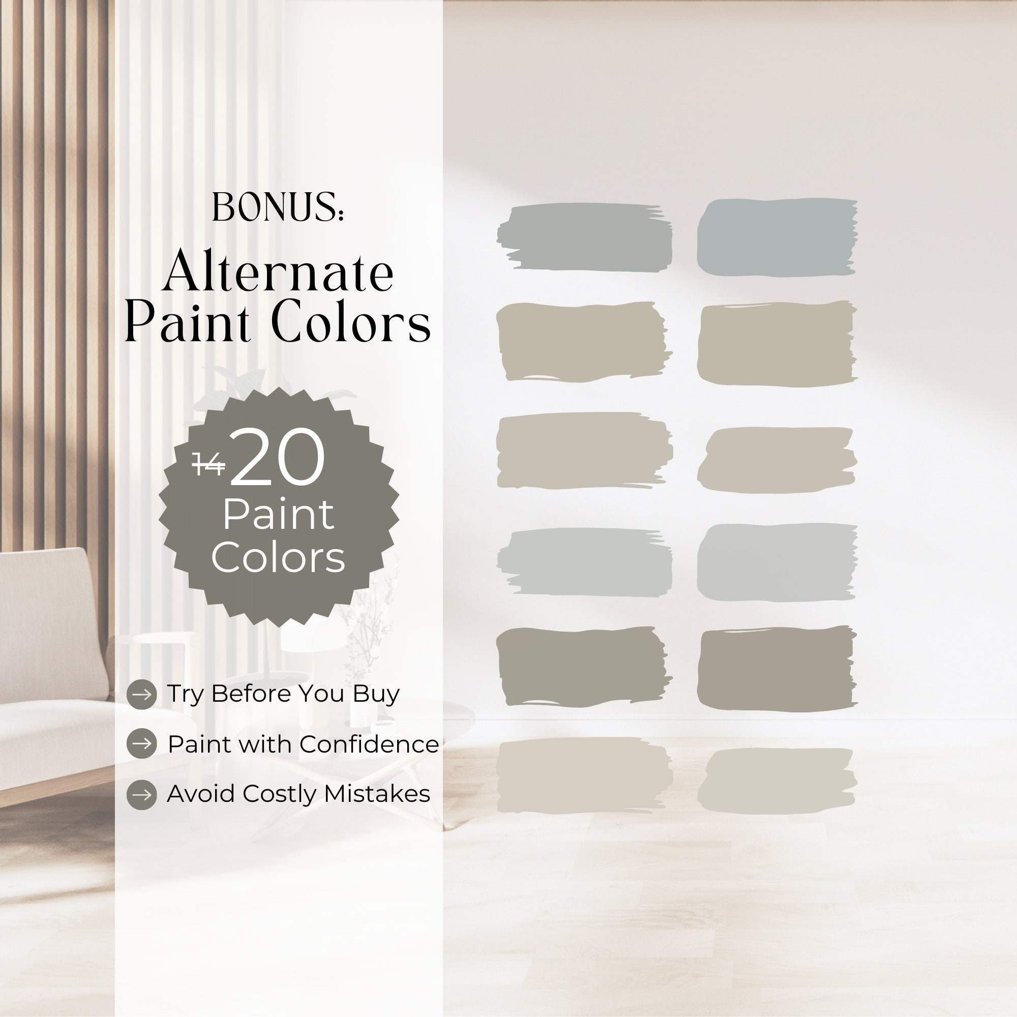 Sherwin Williams Drift of Mist Paint Palette, Sherwin Williams Greige ...