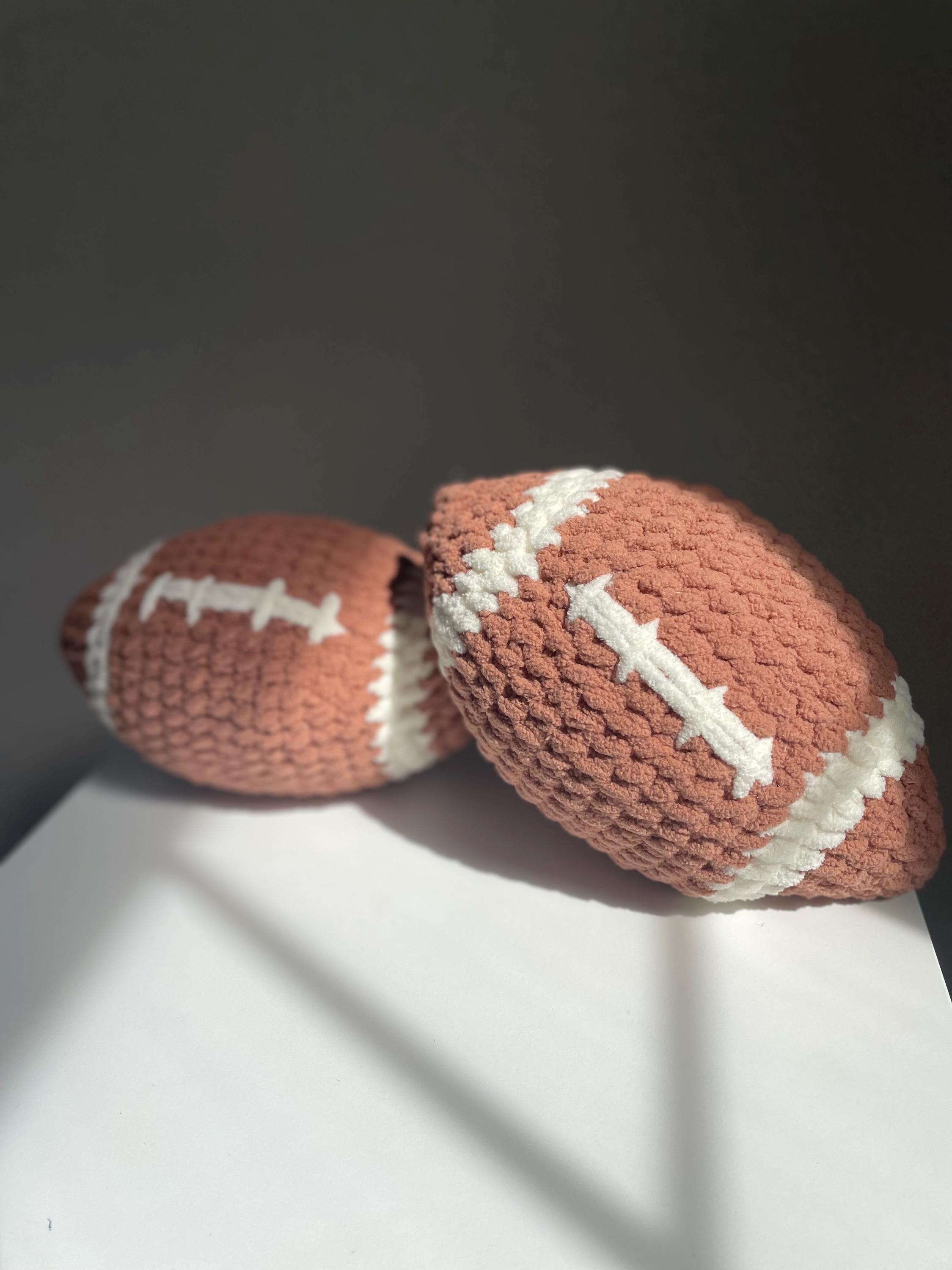 Crochet Football Plush, Crochet Football Amigurumi, Crochet Football - Etsy
