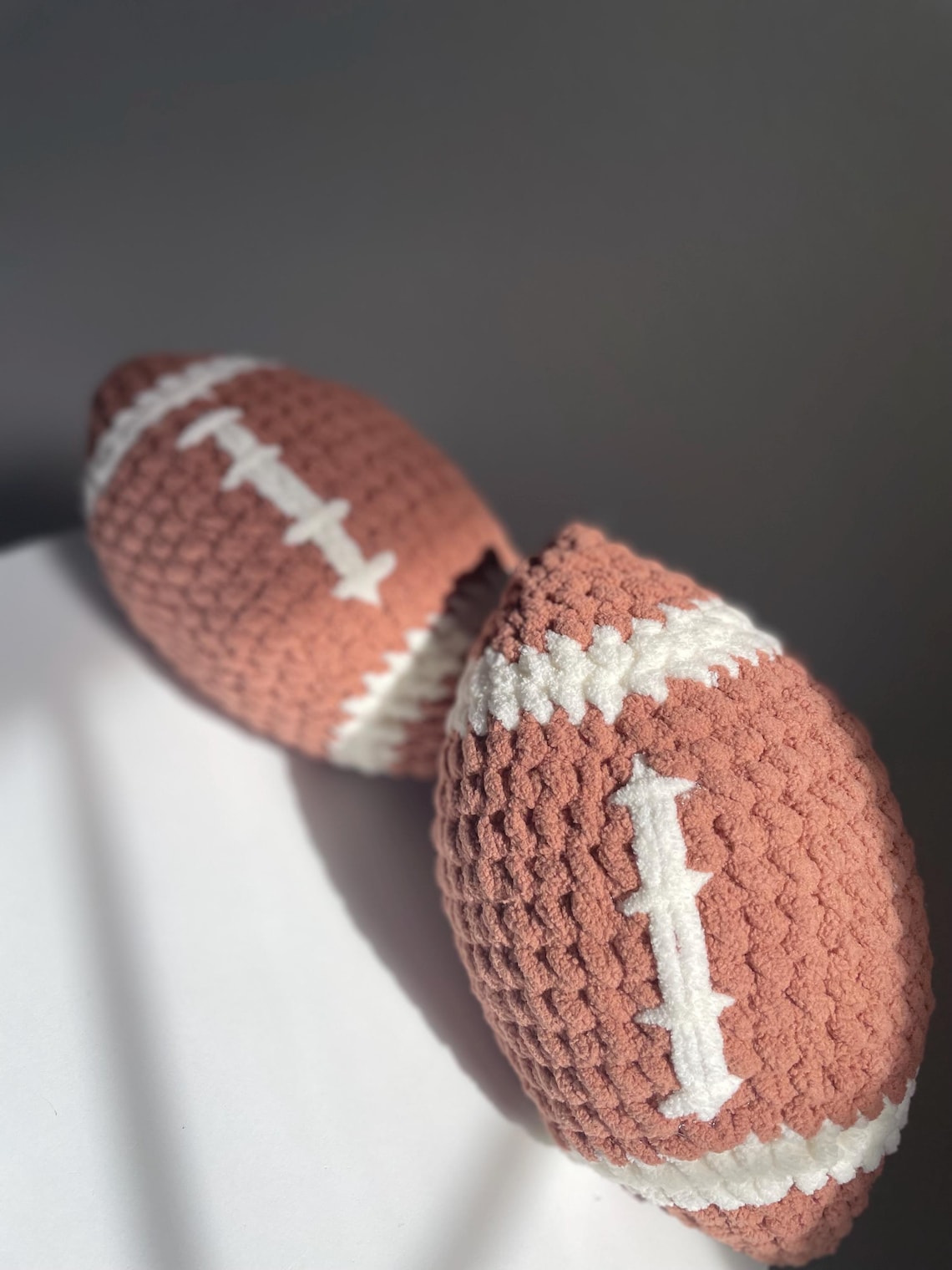 Crochet Football Plush, Crochet Football Amigurumi, Crochet Football - Etsy