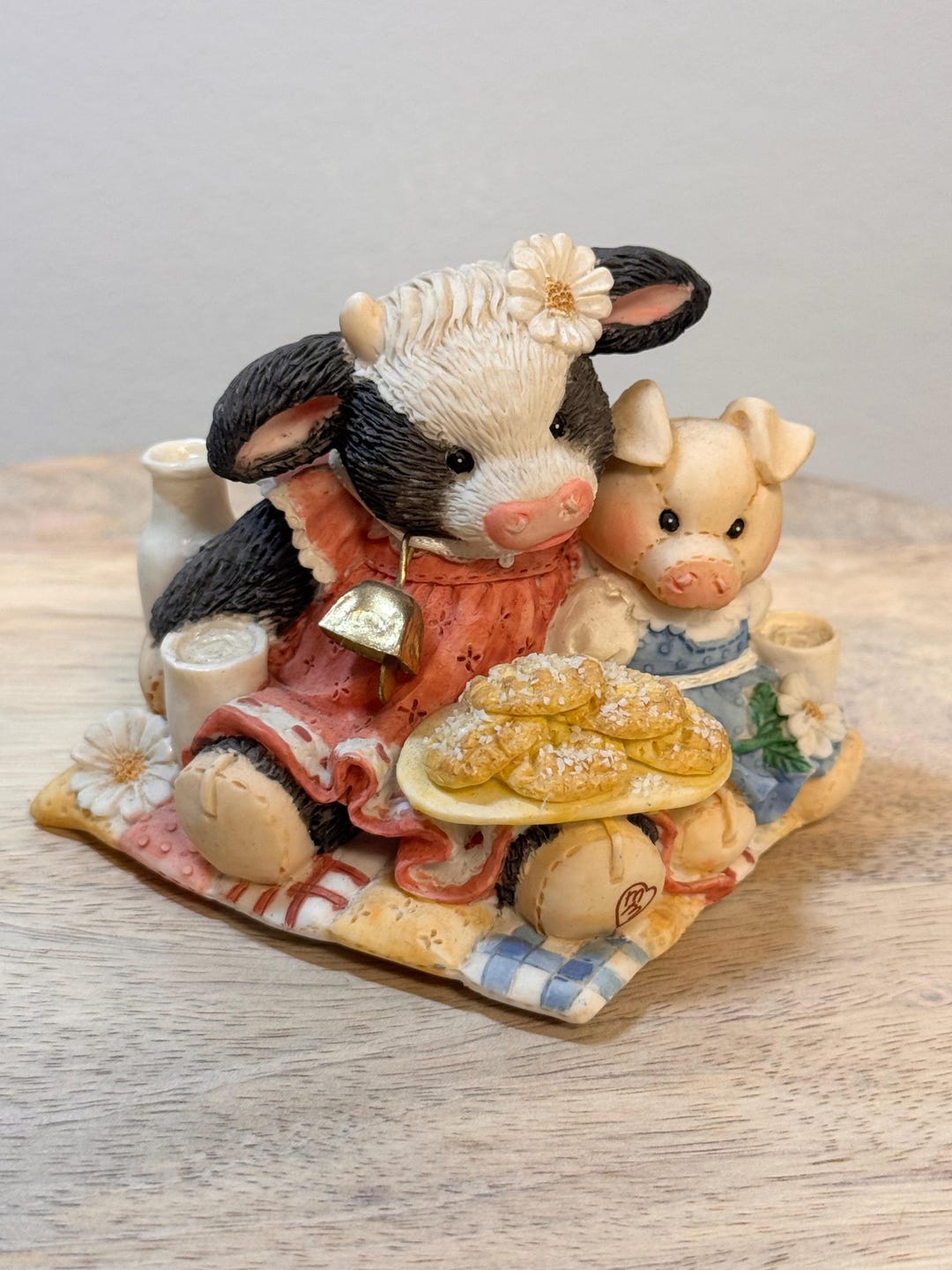Vintage 1993 Enesco Mary Moo Moos Cookies Are for Sharing 627739 ...