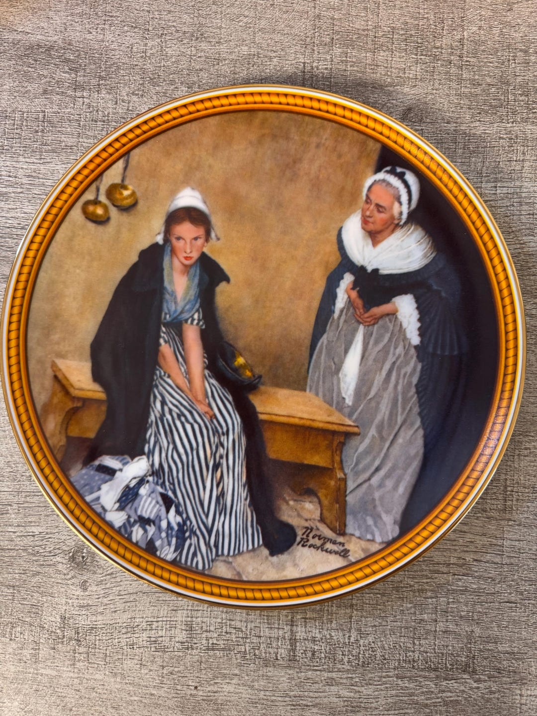Vintage 1980s Knowles Norman Rockwell Words of Comfort Plate 10110D - Etsy