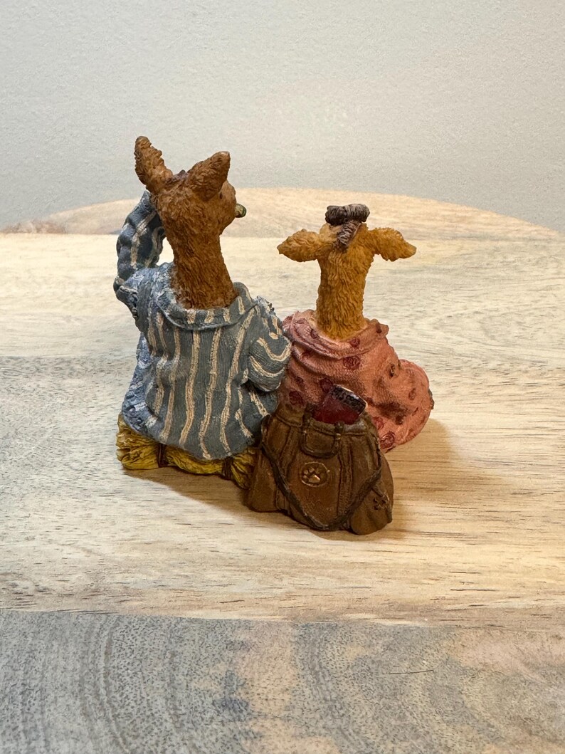 Vintage 1999 Boyds Bear Noah's Ark Dolly and Ollie Llama Pajama-rama ...