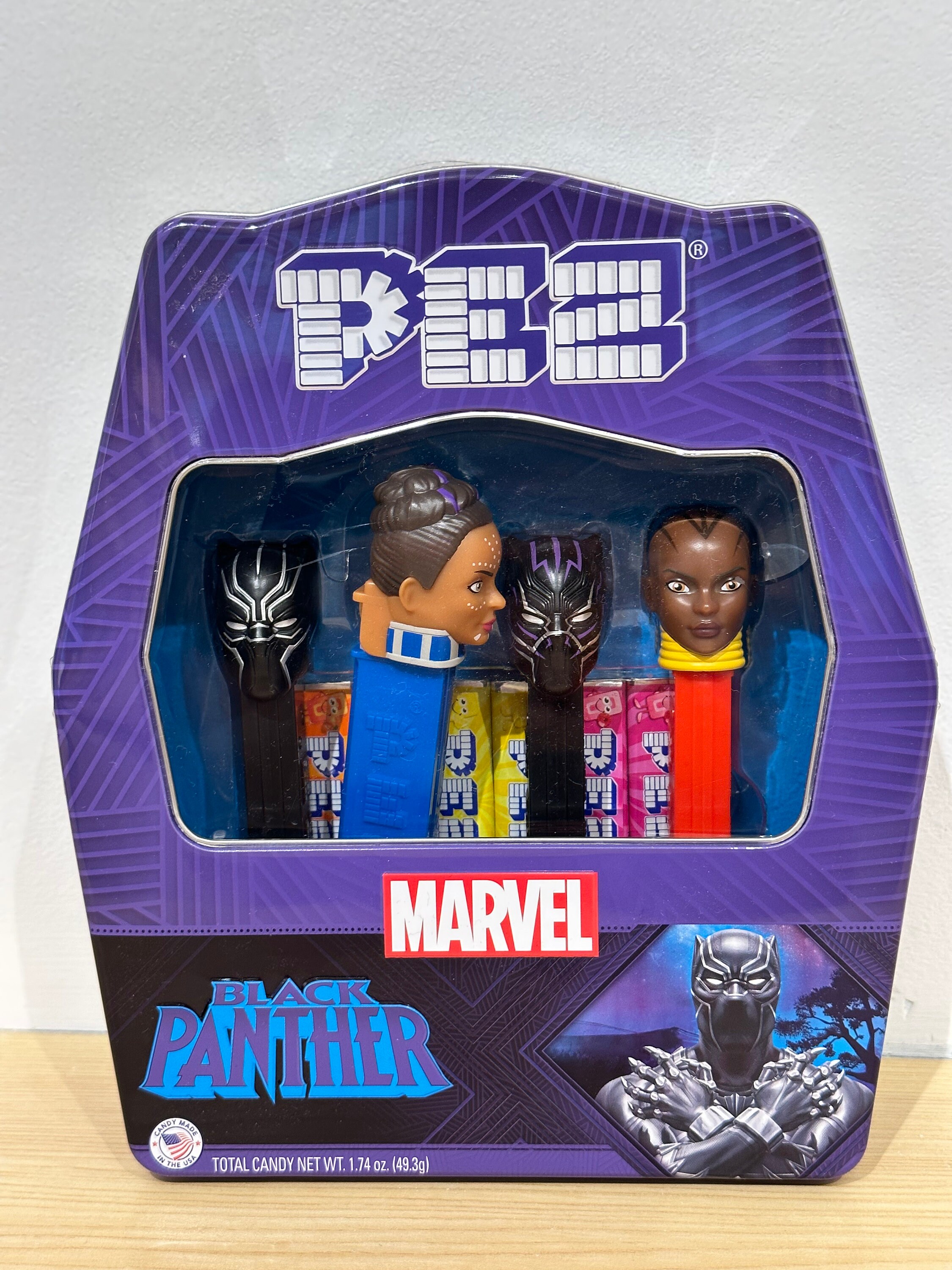 Marvel Black Panther Pez Collectible Tin - Etsy