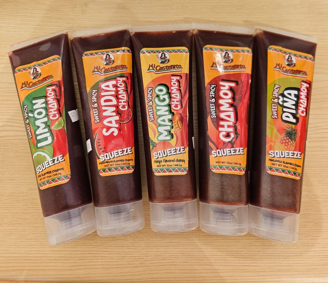 Mi Costenita Sweet and Spicy Chamoy Squeeze Pack - Etsy