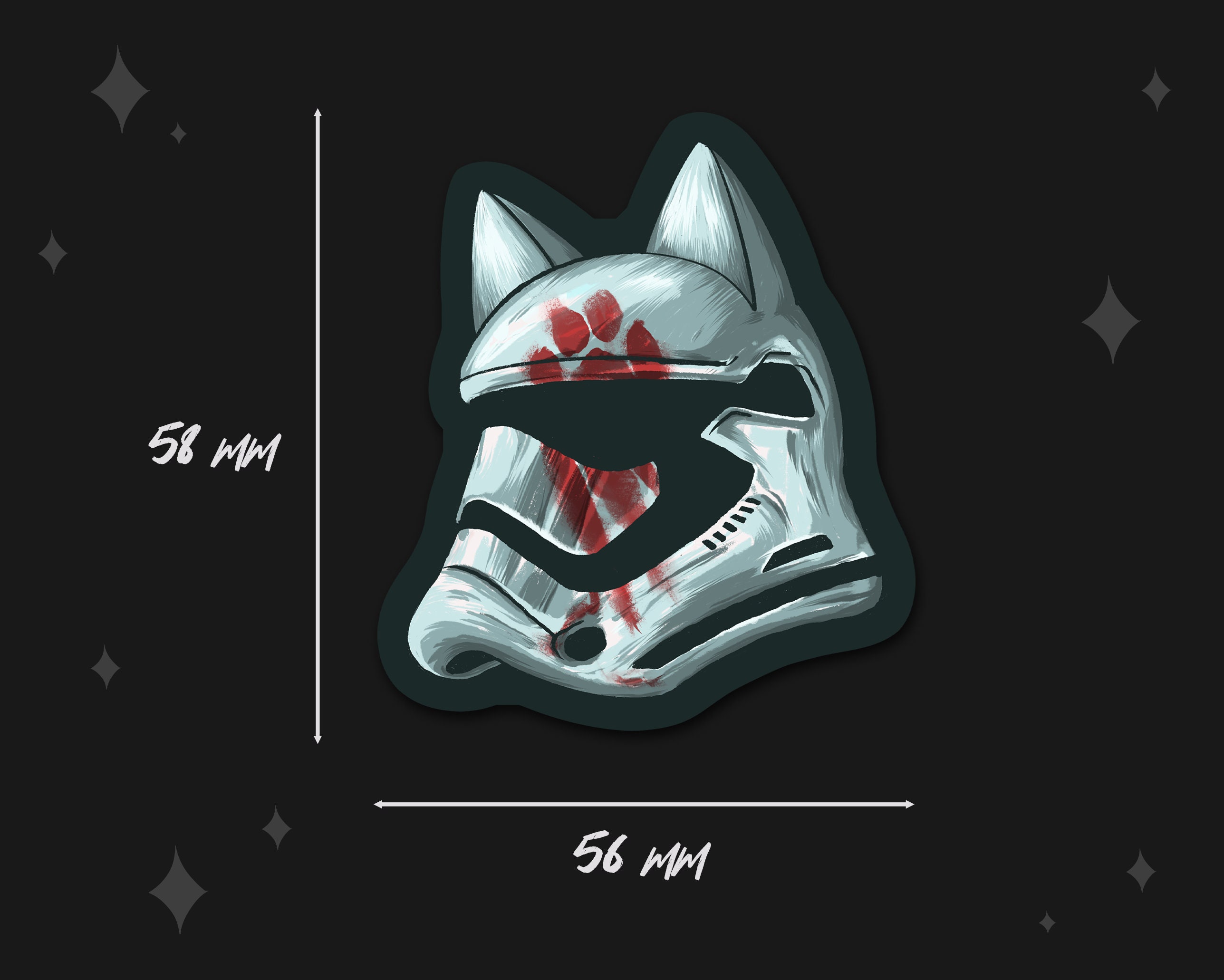 Cat Trooper Sticker Fanart Illustration Art Decoration - Etsy