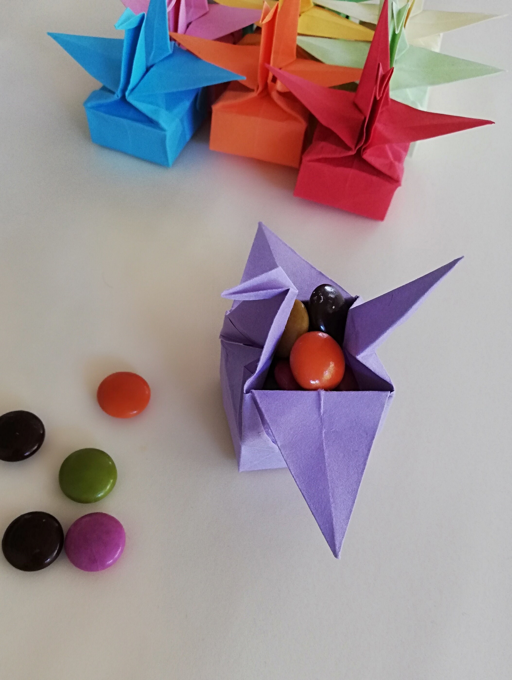 Origami Crane Gift/candy Box - Handmade - Etsy