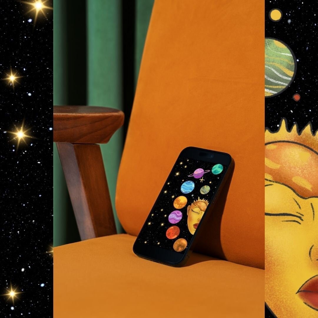 Phone Wallpapers Stunning Digital Backgrounds Instant Download ...