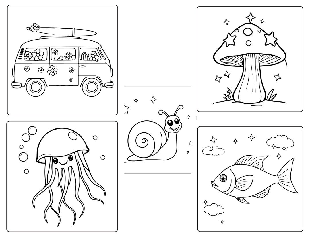 Busy Book Coloring, Gnome Coloring Book, Coloring Book Fall, Coloring ...