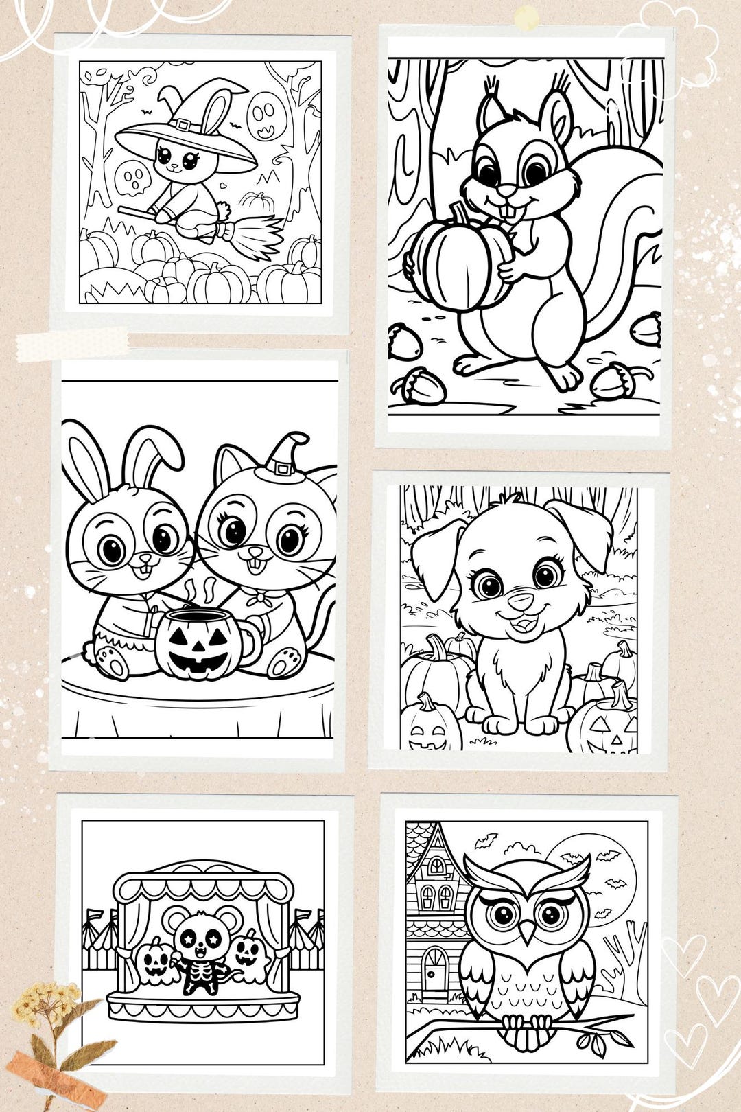 Busy Book Coloring, Gnome Coloring Book, Coloring Book Fall, Coloring ...