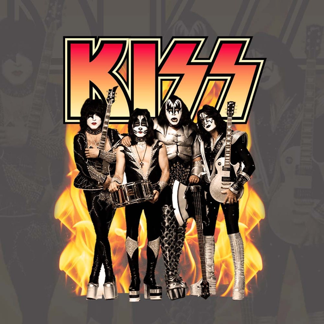 Kiss Band Tee PNG, Shirt Design Shirts Png, Printable Design, Instant ...