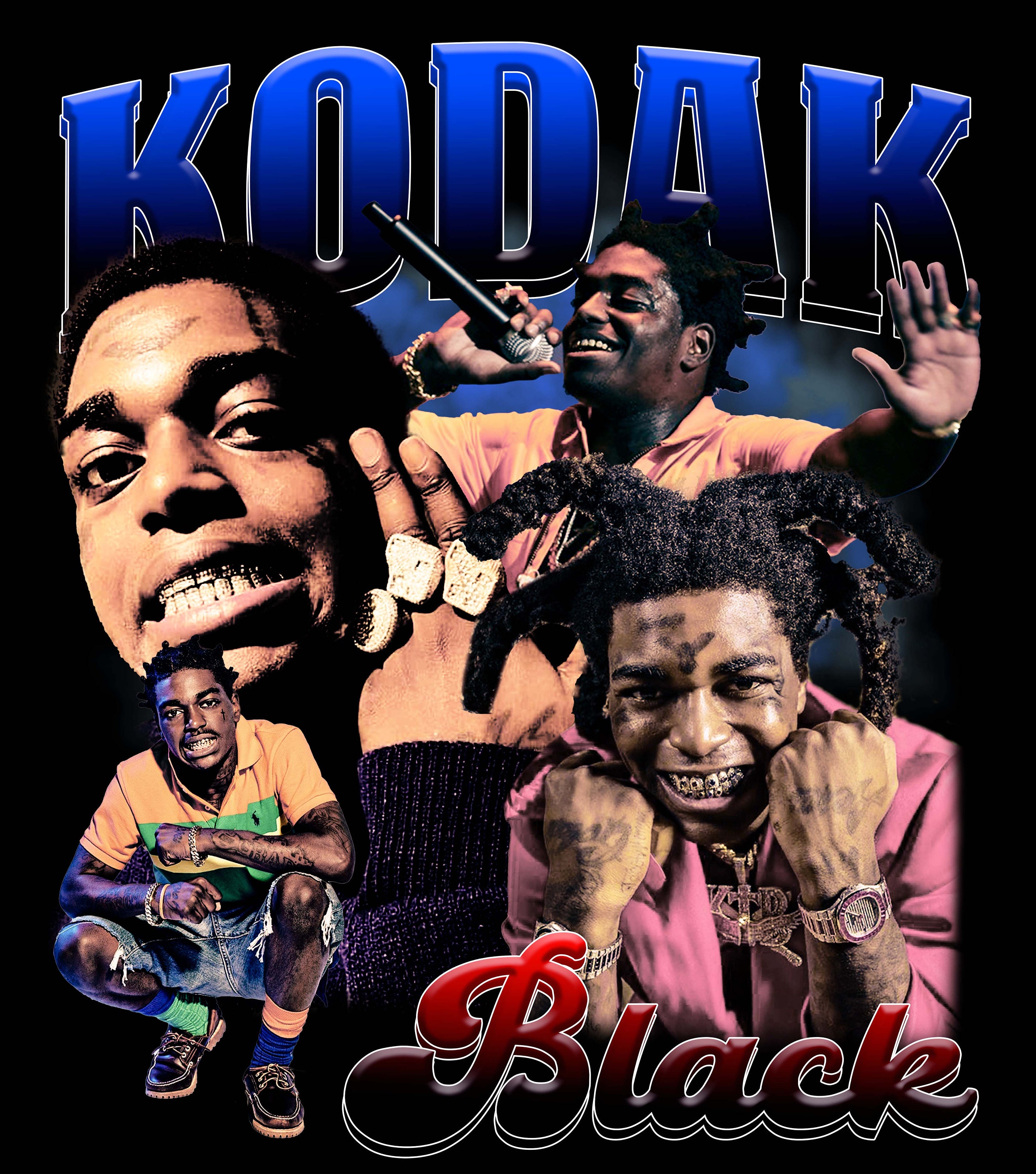 Kodak Black Tee PNG, Shirt Design Shirts Png, Printable Design, Instant ...