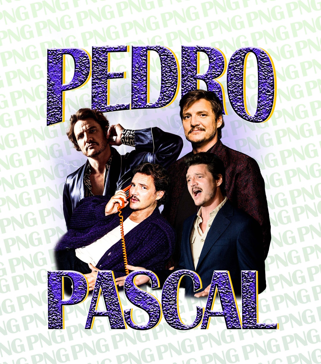 Pedro Pascal Tee PNG, Shirt Design Shirts Png, Printable Design ...