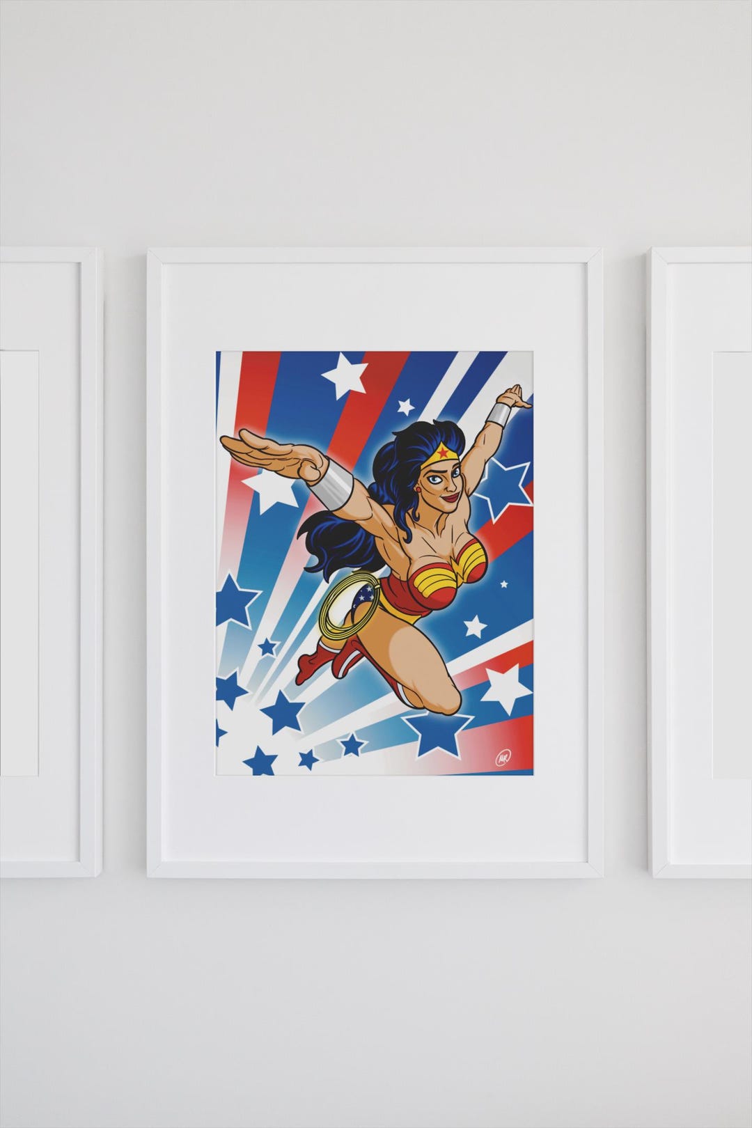 DC Comics: Wonder Woman Original Art Print - Etsy