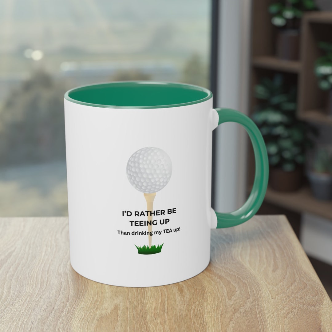 Teeing up Golf Mug for All Golf Lovers and Tea Lovers - Etsy