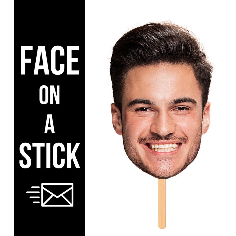 Photo Face on Stick - Etsy