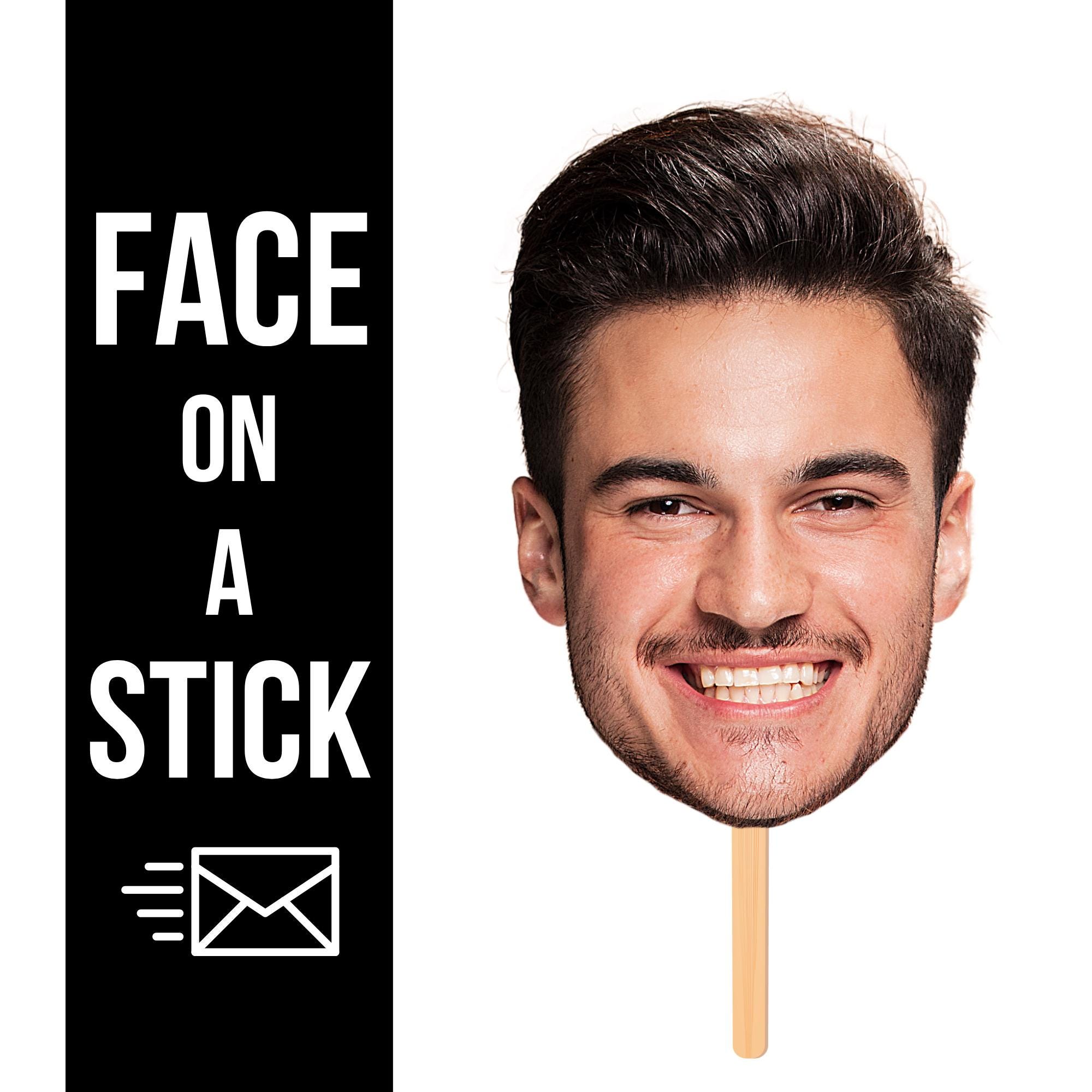Face on a Stick, Big Head on a Stick, Printable Face on a Stick ...