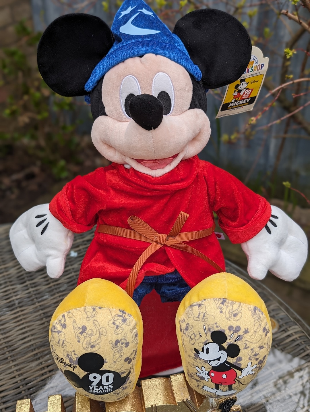Mickey Mouse 90th Anniversary Special Edition Build A Bear Complete ...