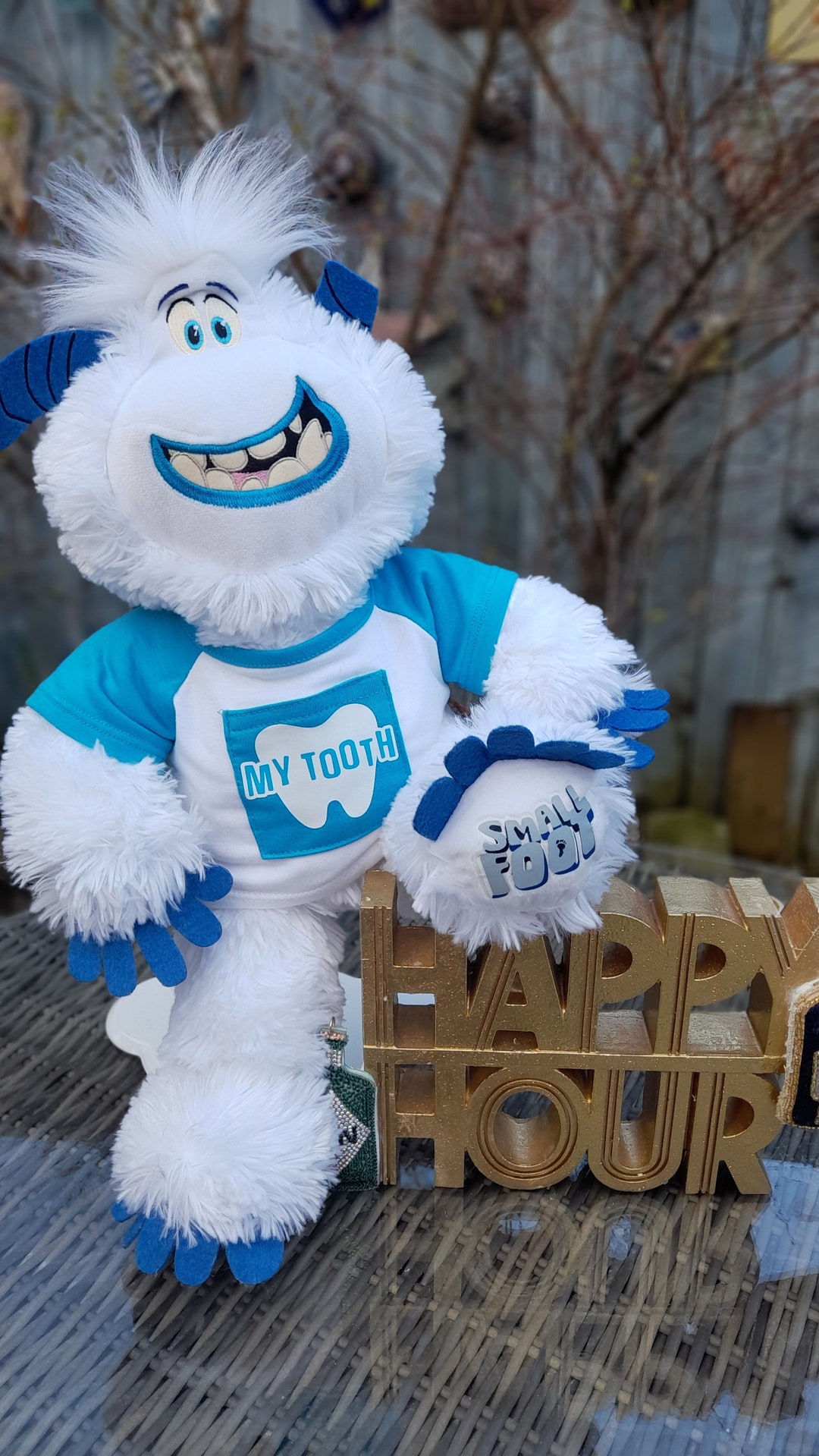 Abominable Snowman Build A Bear Small Foot Wearing Tooth Fairy T Shirt ...