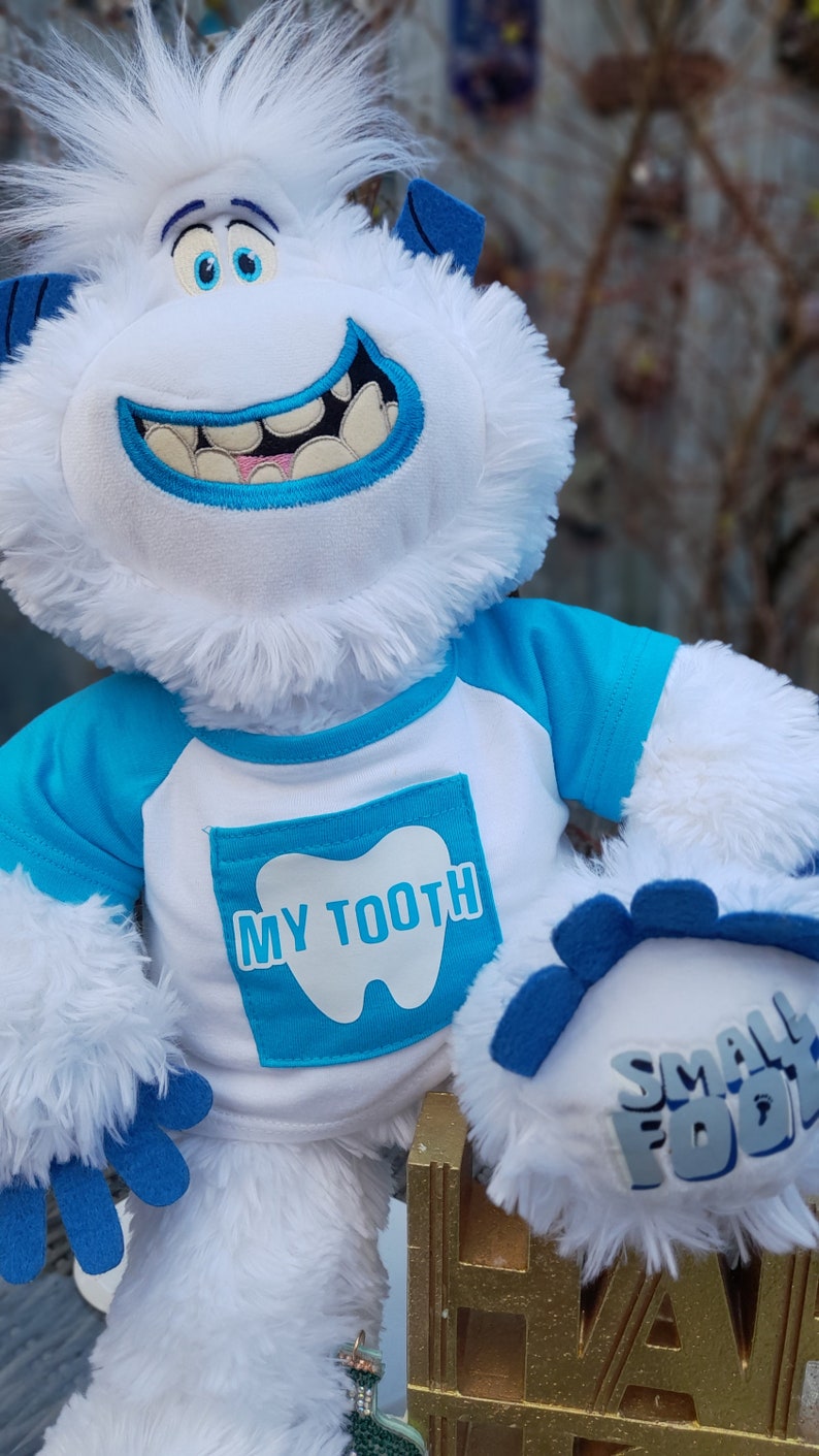 Abominable Snowman Build A Bear Small Foot Wearing Tooth Fairy T Shirt ...