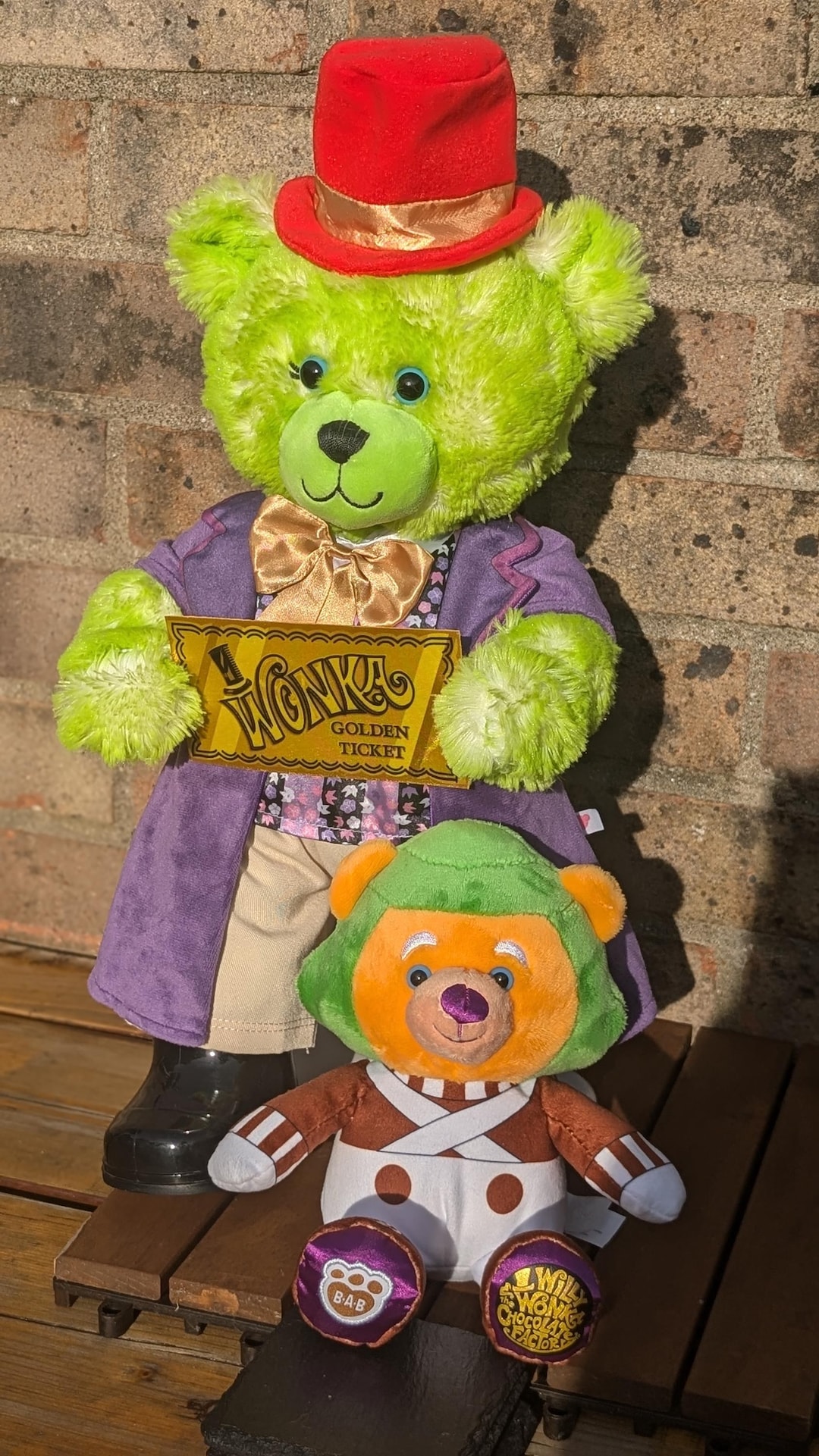 Willy Wonka Build A Bear Complete With Umpa Lumpa Smallfry - Etsy