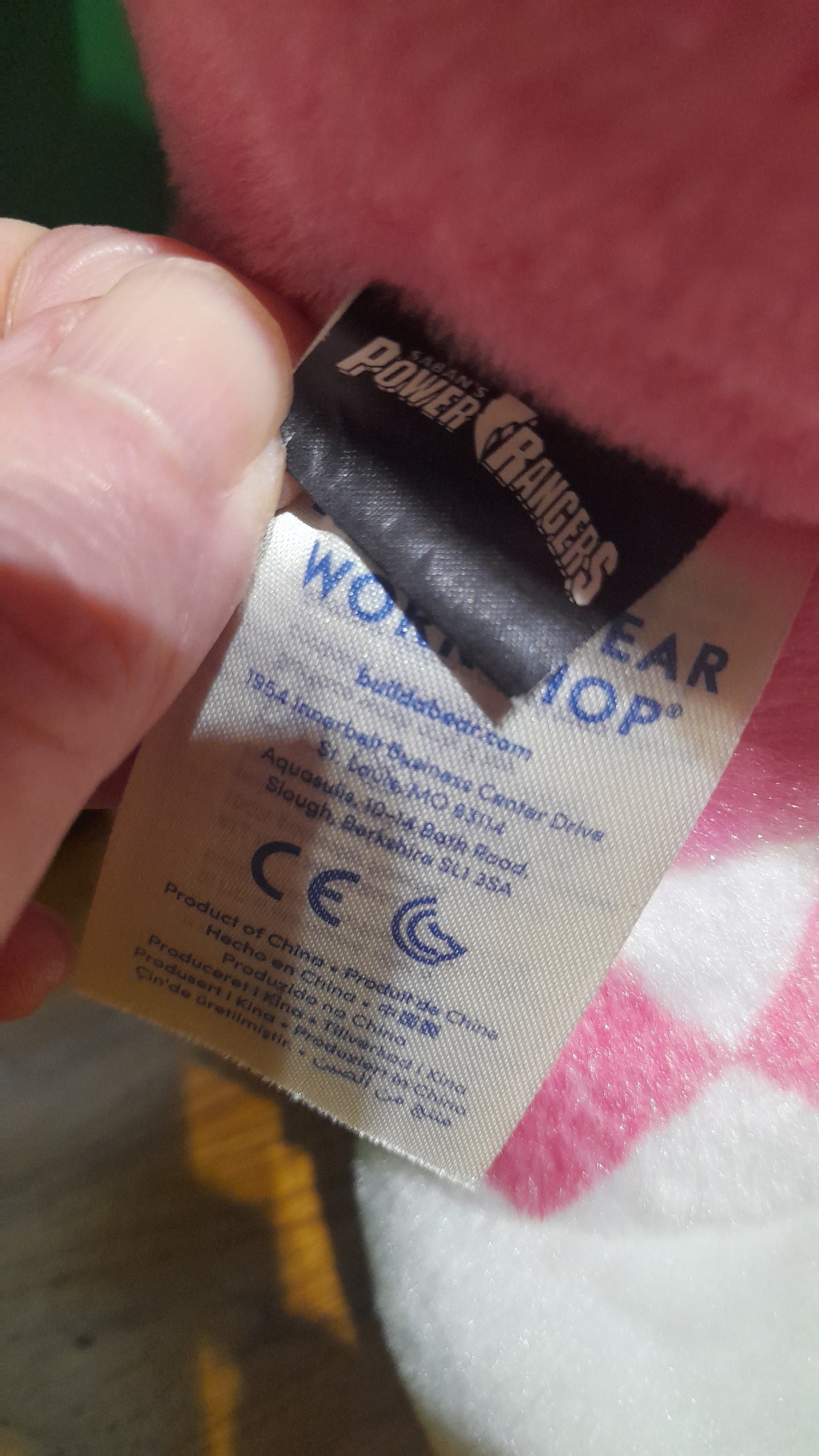 Pink Power Ranger Build A Bear Rare - Etsy