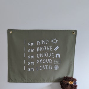 Aboriginal Affirmation Wall Banner - Etsy