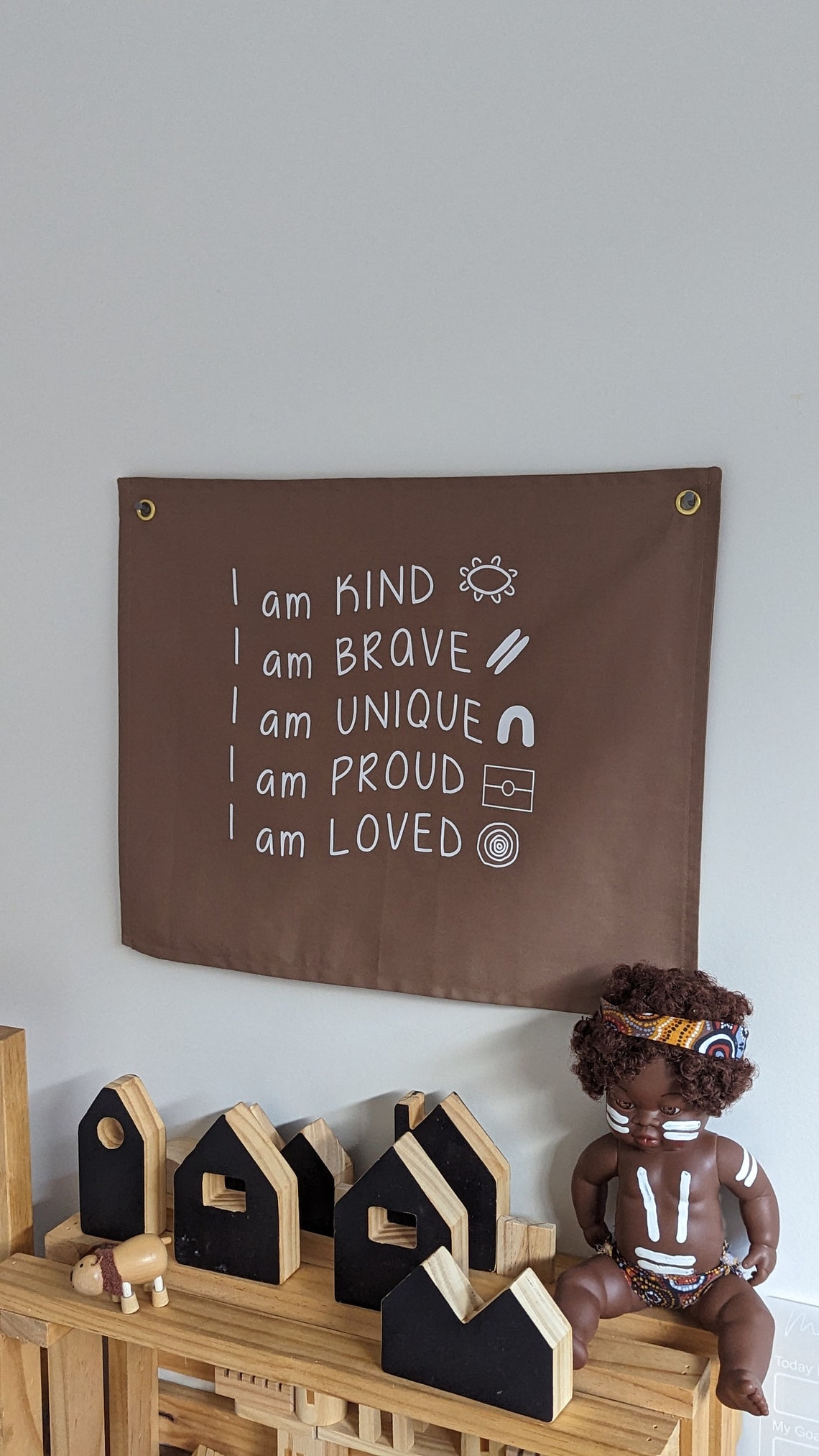 Aboriginal Affirmation Wall Banner - Etsy