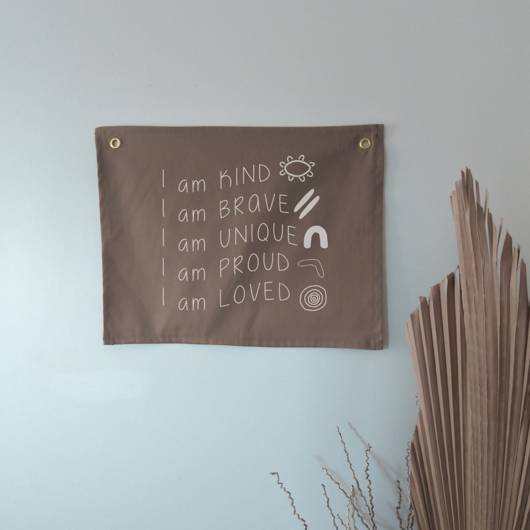 Aboriginal Affirmation Wall Banner - Etsy