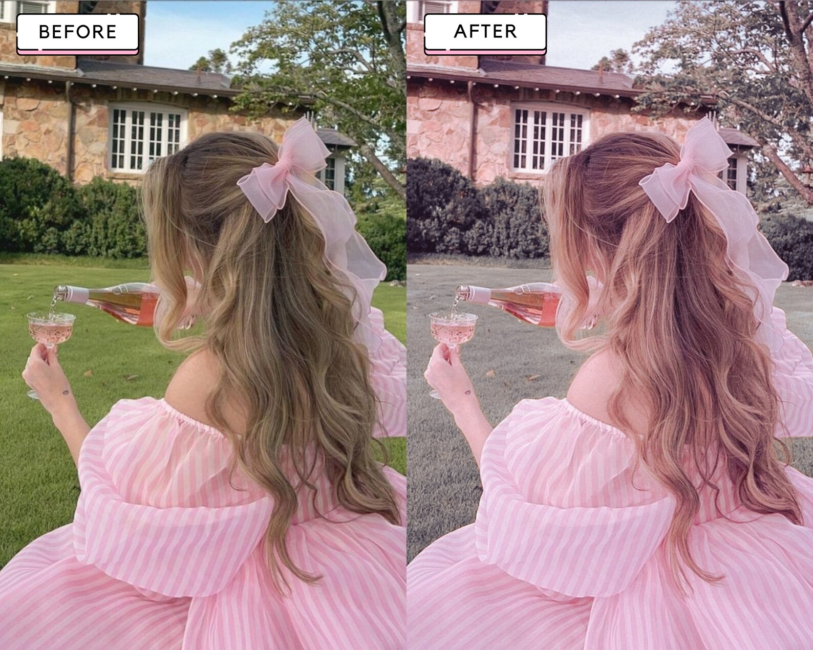 10 Coquette Lightroom Presets Pink Pastel Blogger Filters Instagram ...
