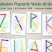 Alphabet Popsicle Sticks Activity, Craft Sticks Activity, Montessori ...
