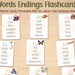 Printable Word Endings, Phonic Activity Flash Cards, Digraph Sounds ...