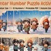 Printable Number Puzzle, Number Counting 1-10, Preschool Activities ...