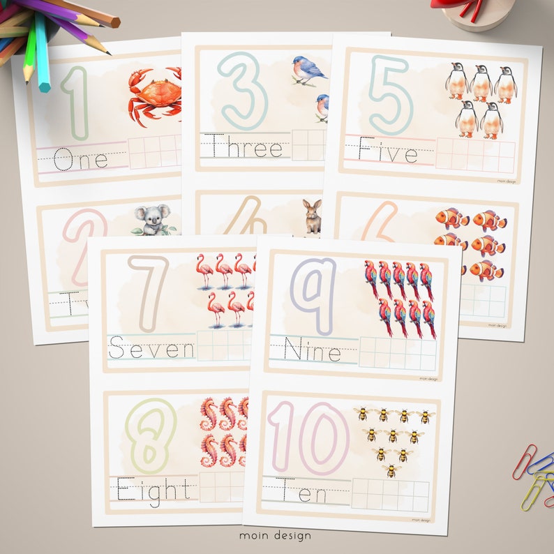 Alphabet & Numbers Play Dough Mats, Printable Homeschool Activity, ABC ...