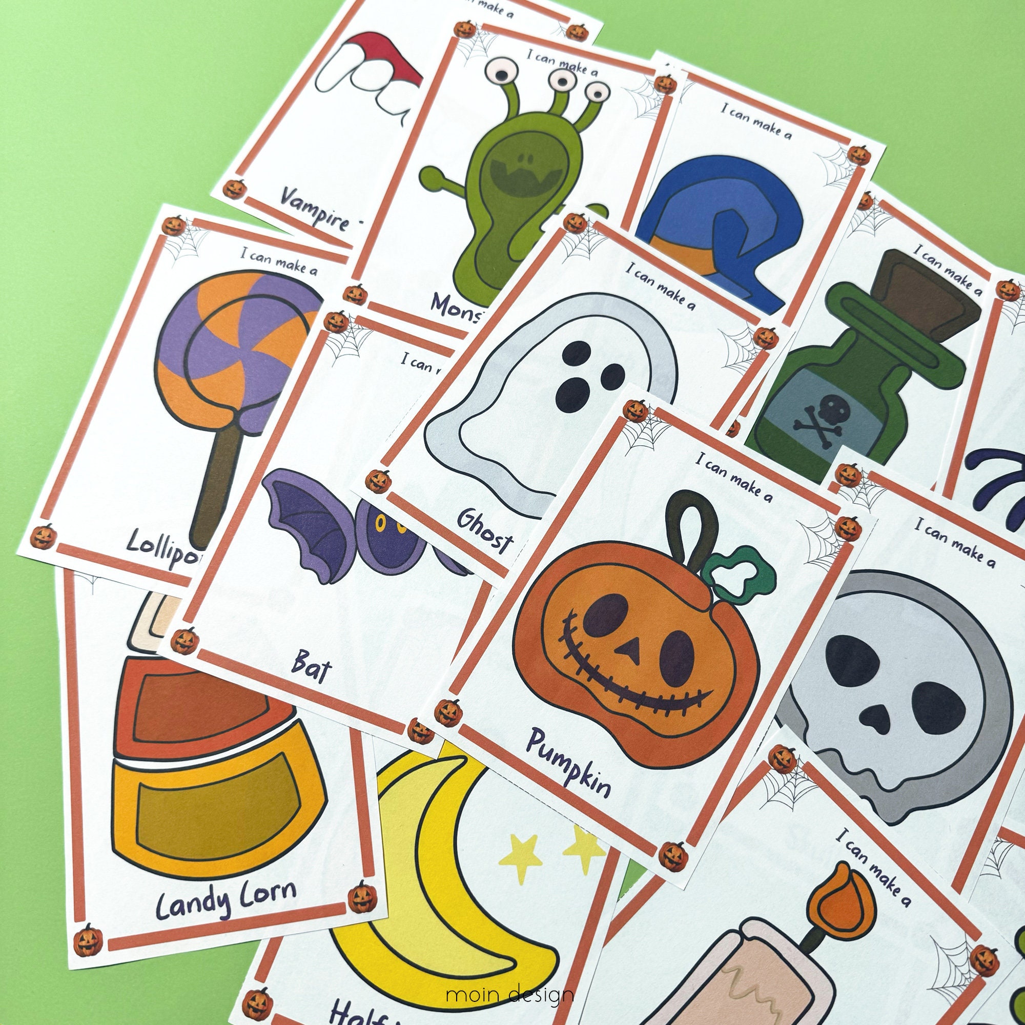 Halloween Play Dough Mats: Printable Toddler Activity (digital Download ...