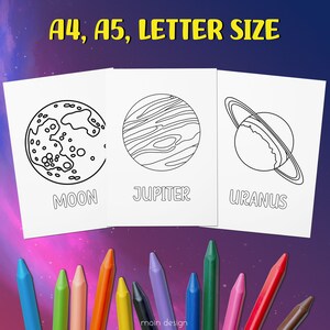 Printable Solar System Coloring Sheets, Coloring Pages for Kids ...