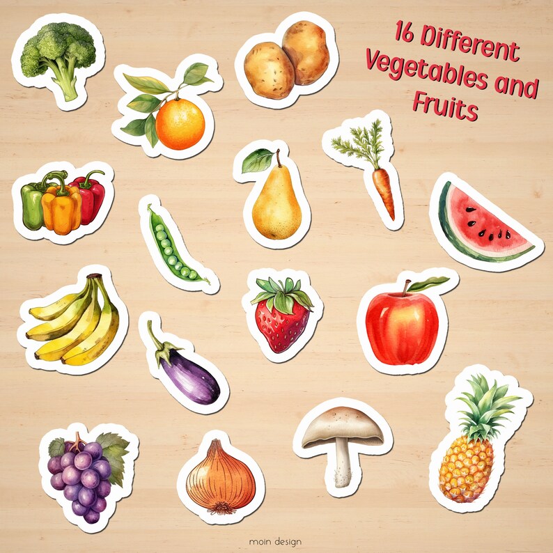 Vegetables and Fruits Sorting Activity, Printable Activities, Toddler ...
