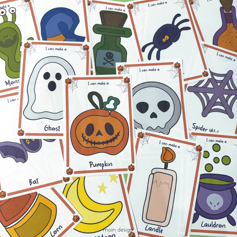 Halloween Play Dough Mats: Printable Toddler Activity (digital Download ...