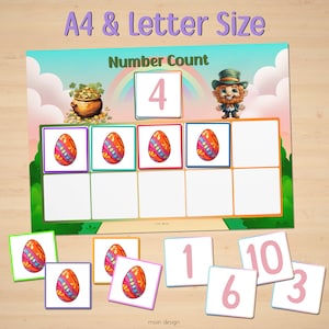 1-10 Numbers Count, Easter Activities for Kids, Preschool Activity ...