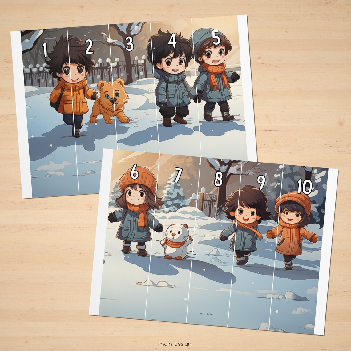 Printable Number Puzzle, Number Counting 1-10, Preschool Activities ...