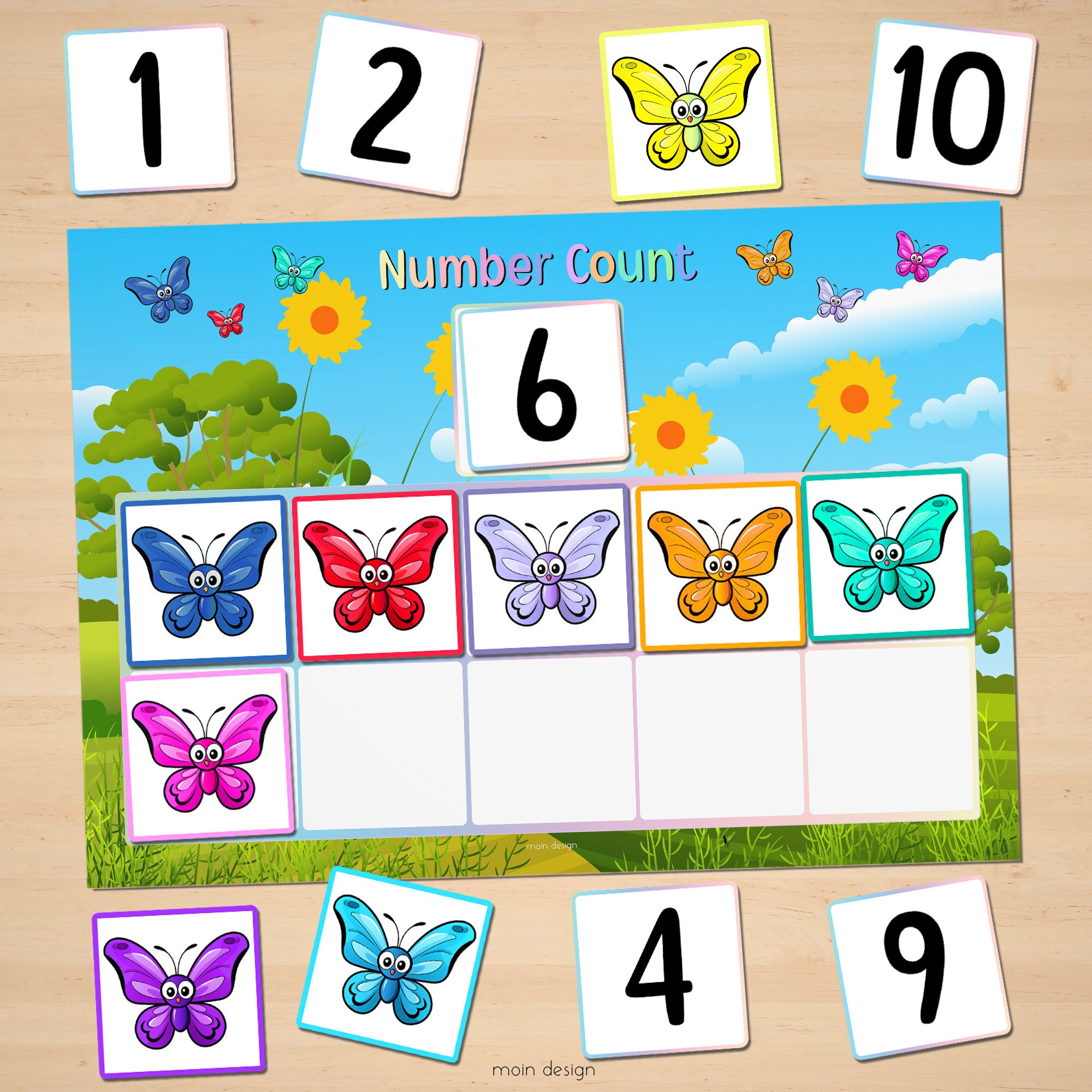 1-10 Numbers Count, Math Activities for Kids, Preschool Activity ...