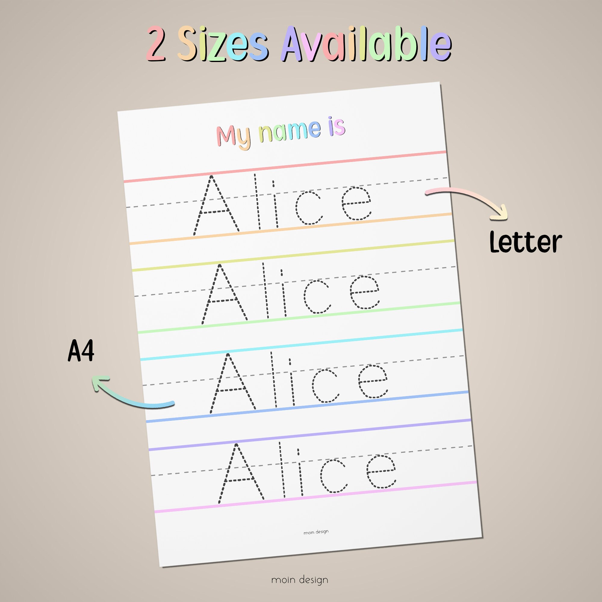 Custom Name Tracing Worksheet: Personalized Handwriting Practice ...
